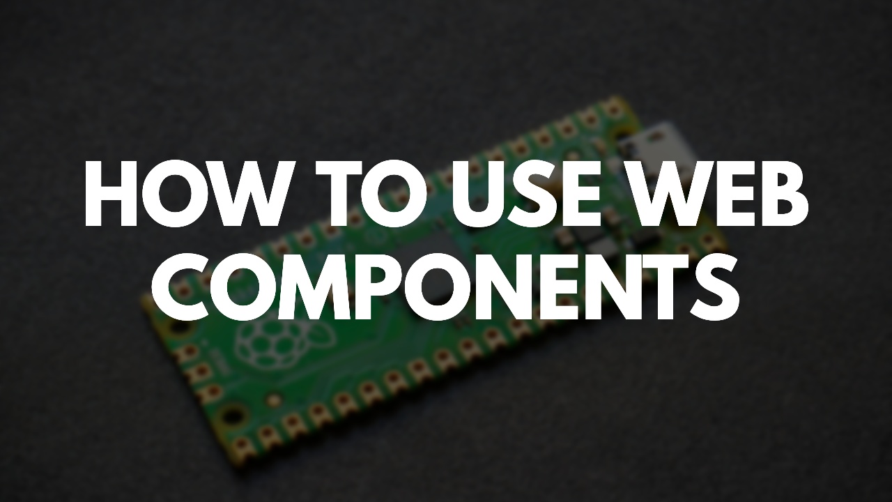 How To Create Custom Elements With Web Components Example Gorails