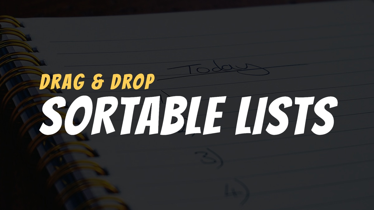 Drag And Drop Sortable Lists With Rails And Stimulus Js Example Gorails